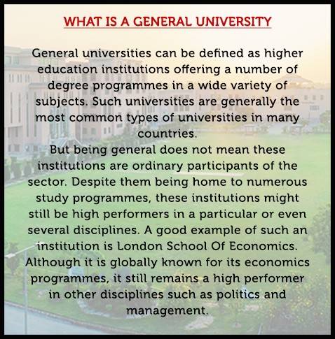 General University | Academia Magazine