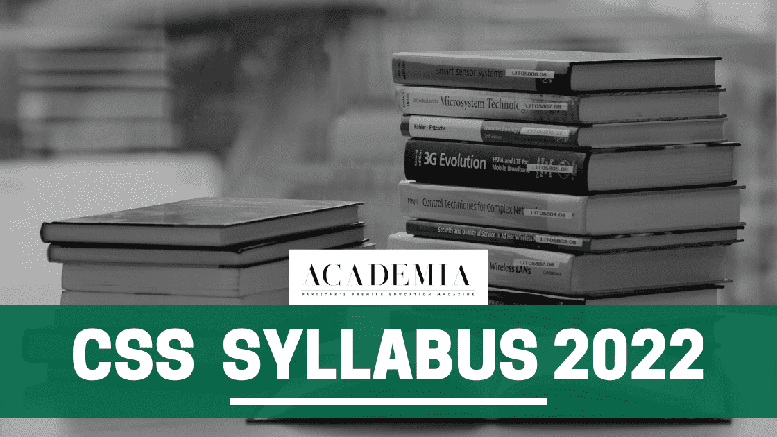 CSS Syllabus 2022 | Academia Magazine