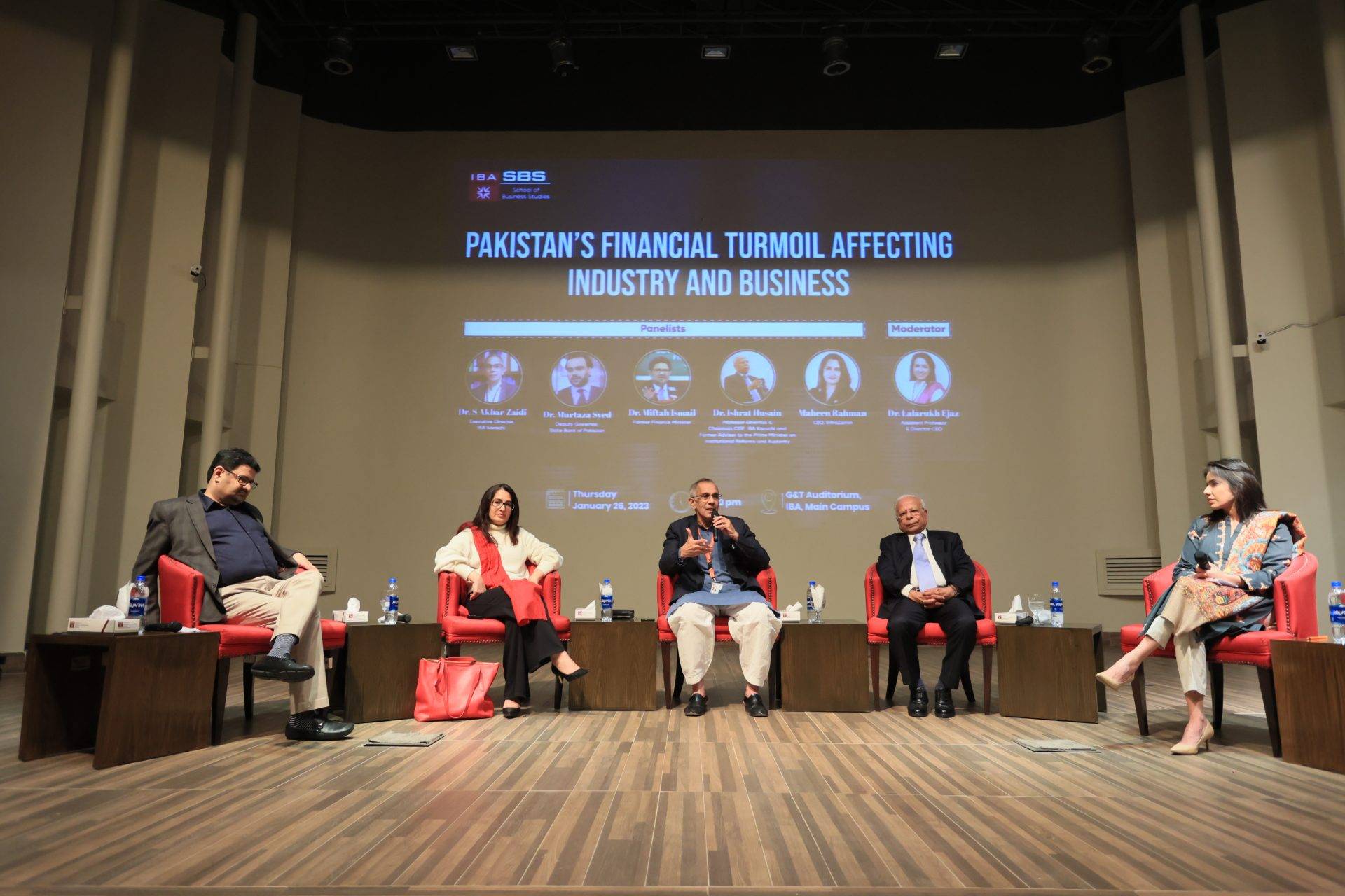 IBA Organized Panel Discussion On Pakistan’s Financial Turmoil