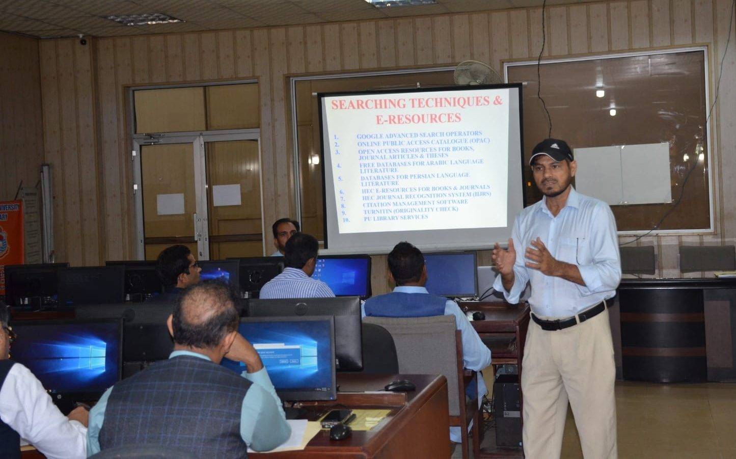 PU Library Organizes Training Workshop For Librarians