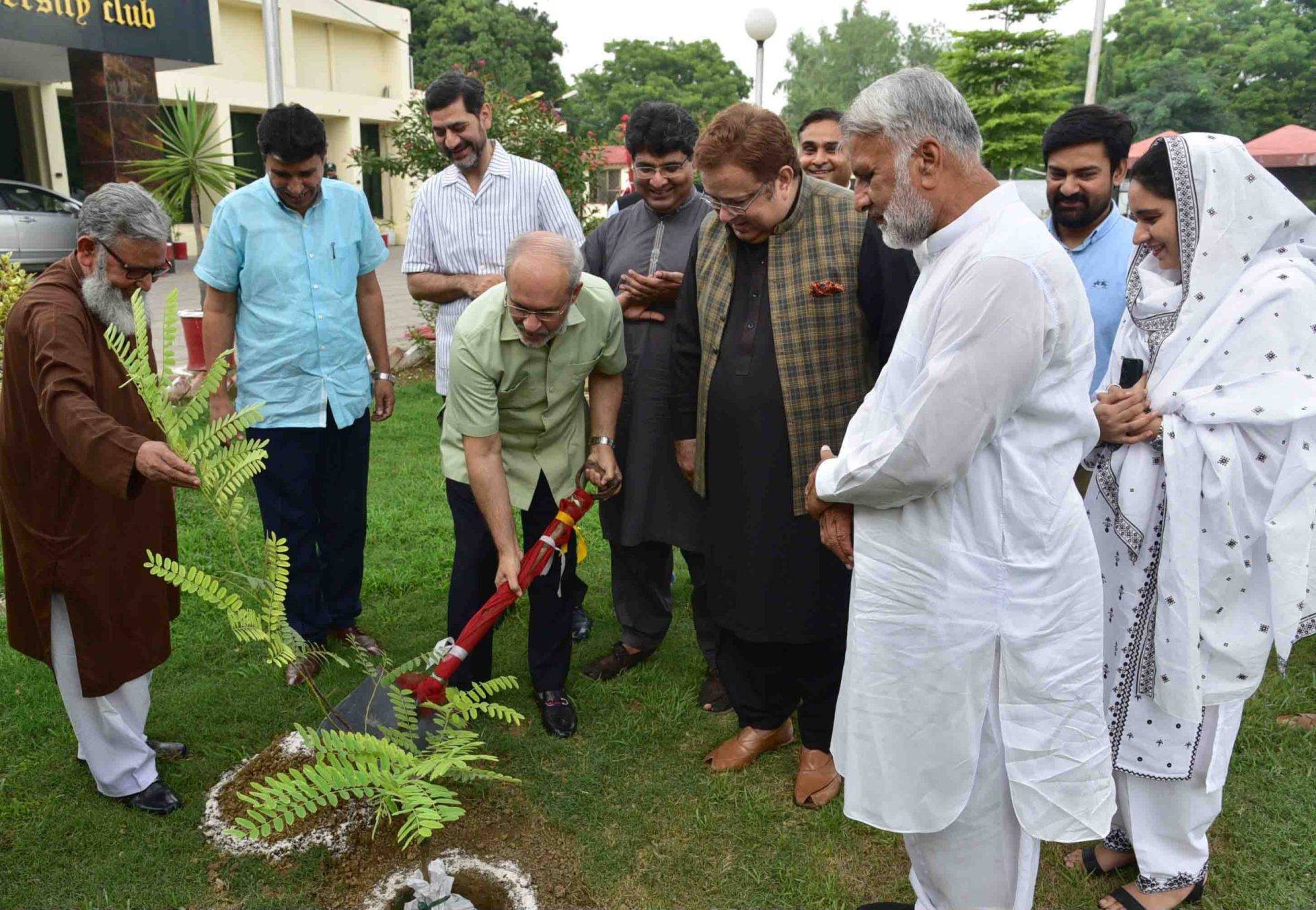 PU Launches Tree Plantation Drive To Promote Green Pakistan